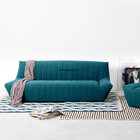 Italian style Modern fabric home sofa set design with fashion low arm supplier