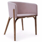 Dining Room Furniture Solid Wood Legs Nordic Modern Lounge Dining Room Armchair. supplier