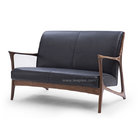 Solid Wood Living Room Furniture Modern Nordic Style Double Seat Sofa Chair. supplier