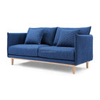 Modern  Design Solid Wood With Fabric sectional two seater couch leisure Sofa Set. supplier