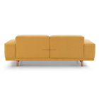 Scandinavian style wooden frame three seat fabric sofa,cheap fabric sectional sofa set,color optional. supplier