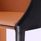 New Style Cross Back Custom Color Dining Coffee Nordic Bar Chair With Wooden Leg. supplier