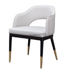 Modern Cheap Leisure Chairs Dining Chair With Upholstered Seat and Wooden Legs,Color Optional. supplier