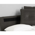 New design button high wingback back bed frame,fabric or leather(PU) bed. supplier