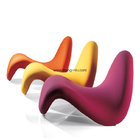 Scandinavian style lazy lounge chair,single seater &amp; high back fabric sofa chair,multiple color optioal. supplier