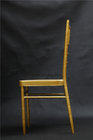 High Quality Gold Aluminum Chiavari Tiffany chair for wedding event reception,wedding banquet chair covers. supplier