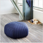Commerical Furniture Lively Colorful Velvet Fabric Cover Dressing Room Stool Round Ottoman,Color Optional supplier