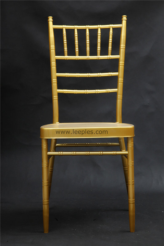 High Quality Gold Aluminum Chiavari Tiffany chair for wedding event reception,wedding banquet chair covers. supplier